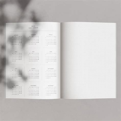 A5 The Yearly Notebook 20 Undated Papertess Designs