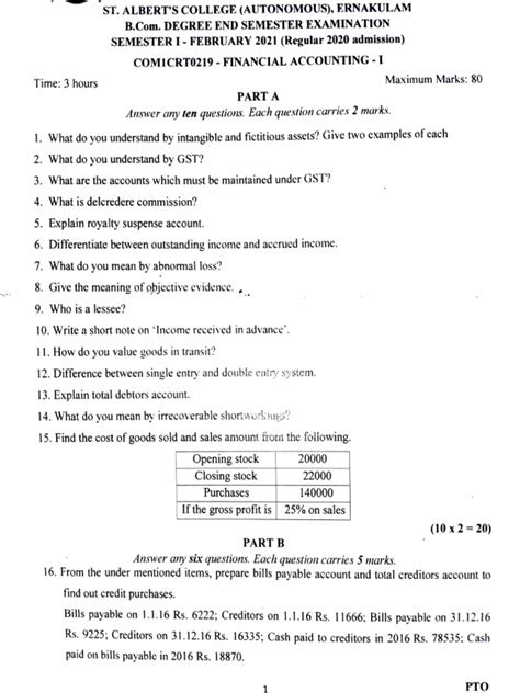 1st sem qp 2021 pdf guarantee financial services