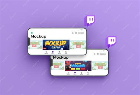 Premium Psd Social Media Application Interface Mock Up On Smartphone