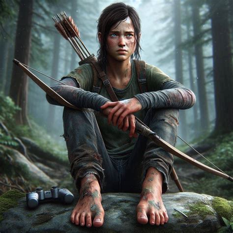 Barefoot Ellie From The Last Of Us By Solejob On Deviantart