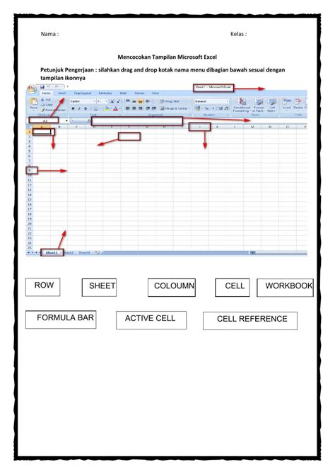 Mengatur Tampilan Microsoft Excel Worksheet