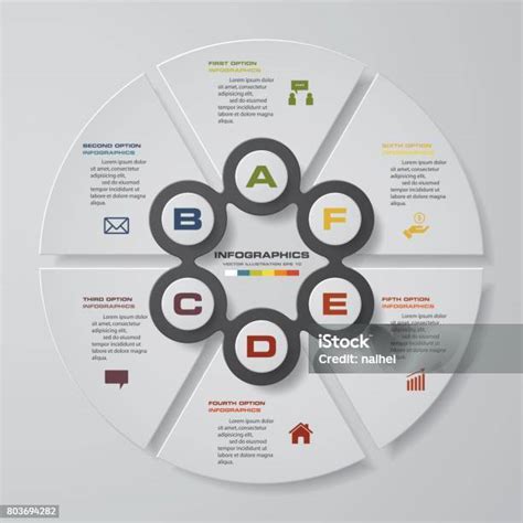 6 단계 프로세스입니다 단순 및 편집 가능한 디자인 요소를 추상화합니다 벡터입니다 0명에 대한 스톡 벡터 아트 및 기타 이미지 0명 3차원 형태 개념 Istock