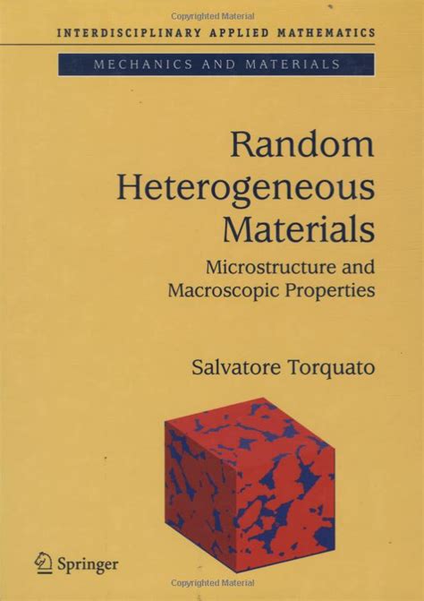 Book Random Heterogeneous Materials Complex Materials Theory Group