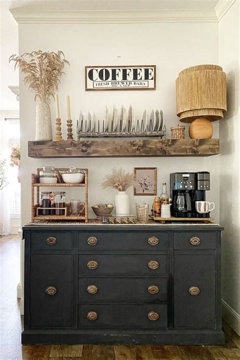 Rustic Farmhouse Coffee Bar Ideas A Blissful Nest