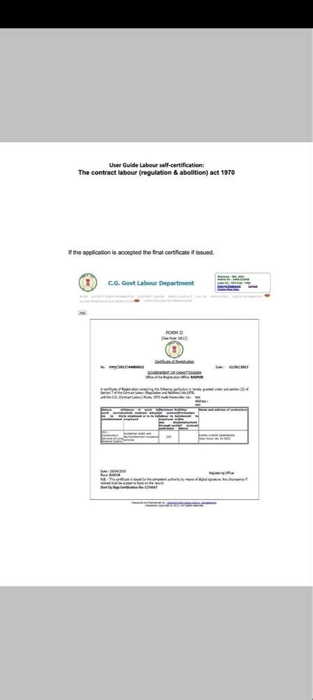Contract Labour Licence In New Delhi ID 2851562855412