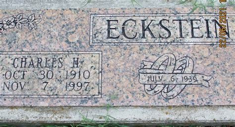 Charles Henry Eckstein 1910 1997 Find A Grave Memorial