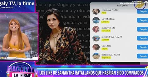 Magaly Medina Revela Que Samantha Batallanos Usaría ‘bots‘ En Instagram