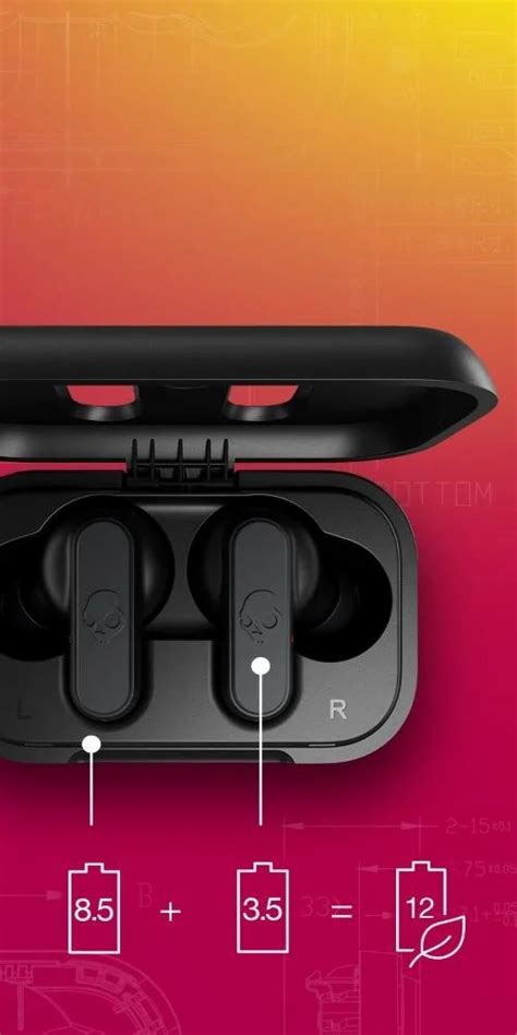 Black Skullcandy Dime True Wireless In Ear Bluetooth Earbuds Mobile
