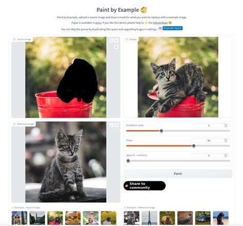 Hackaton AI Painting Project Paint By Example Exemplar Based Image