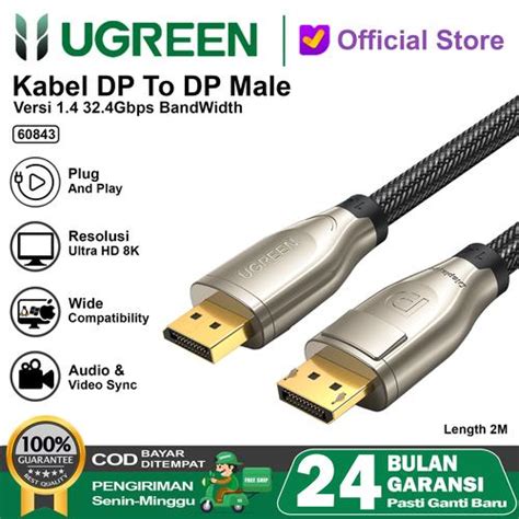 Jual UGREEN Kabel Display Port To DP K HDR Z HZ M DP TO DP Jakarta