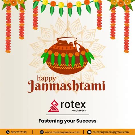 rushikesh manjre on linkedin happyjanmashtami rotexengineers