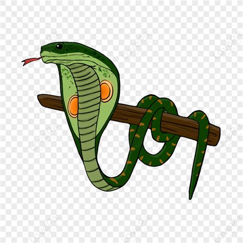 卡通風格毒蛇眼鏡蛇剪貼畫剪貼風格卡通動物卡通蛇psd圖案素材免費下載，可愛卡通圖片，尺寸1200 × 1200px Lovepik