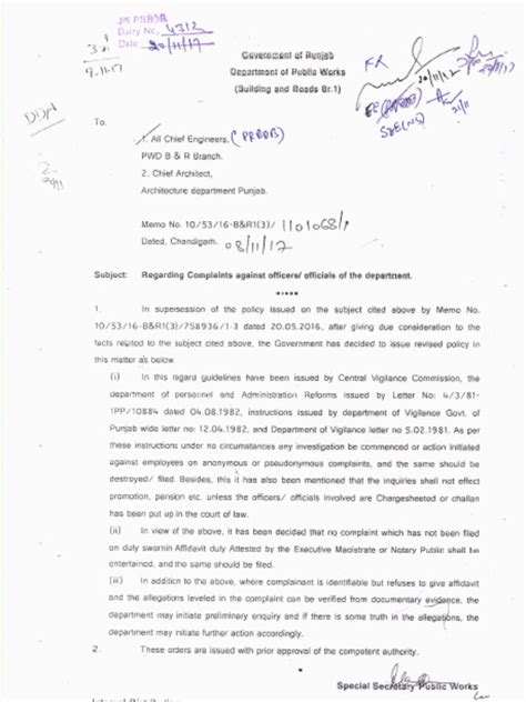 Anonymous Complaint Orders Pwd Pdf