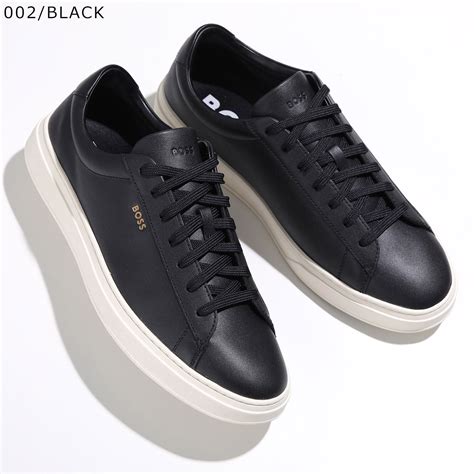 Hugo Boss（ヒューゴ・ボス） スニーカー 50536480 メンズ ローカット レザー ロゴ ラウンドトゥ シューズ 靴 カラー2色