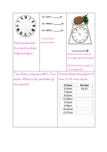 Maths 6 In 6 Year 6 Starters Teaching Resources