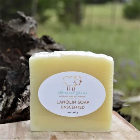 Lanolin Soap Wool Wash Bar Eo Sheepish Grins