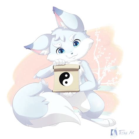 Chibi White Fox