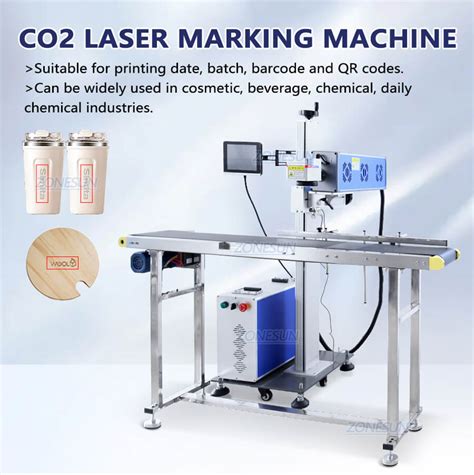 Zs Lmc1 Automatic Pet Bottles Qr Code Date Laser Coding Machine Printe