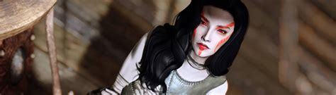 Vale V2 A High Poly Female Dark Elf Preset For Racemenu At Skyrim