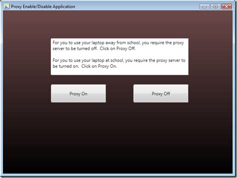 Silverlight 2 Application To Enable Disable Your Proxy Server In Ie Blog Alex Pearce