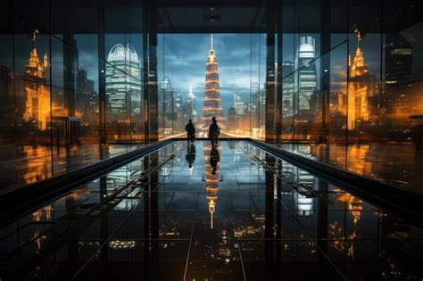 Premium AI Image Shanghai China Jin Mao Tower With His Observation