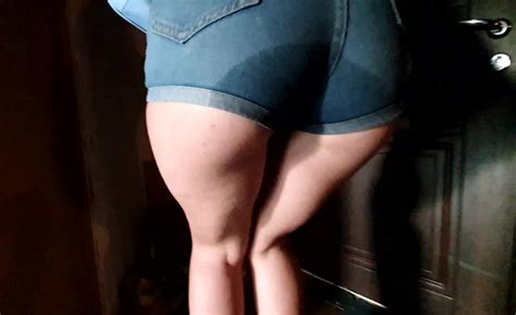 Didnt Make It Wet Her Jean Shorts