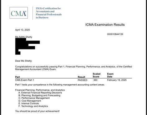 I Am Pleased To Share That I Have Successfully Cleared Part 1 Of The