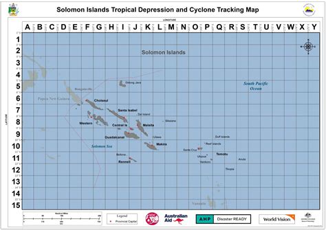 Tropical Cyclone Tracking Map Solomon Islands Meteorological Services