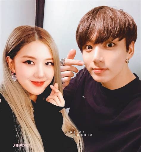 Rosekook Chaekook Rosé Jungkook Blackpink Bts Kpop Couples Cute