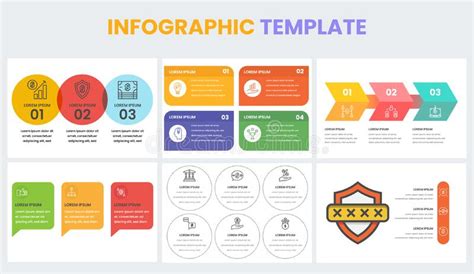 Infographic Bundle Set Vector Illustration Stock Vector Illustration