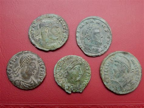 Roman Empire Lot of 5 Æ Folles incl Licinius I Catawiki