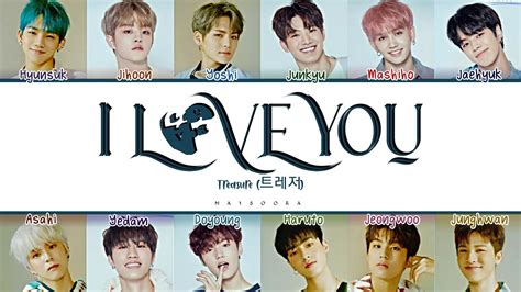 Treasure I Love You 사랑해 Color Coded Lyrics Inaromhan Indo Sub