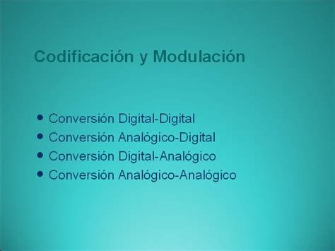 Redes Señales Codificación Y Modulación
