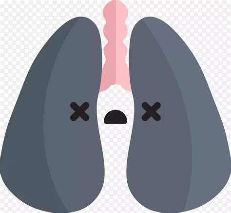 黑色卡通受伤的肺部png图片素材下载图片编号7513529 Png素材网