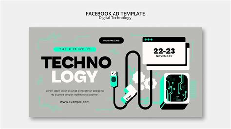 Free Psd Technology Template Design