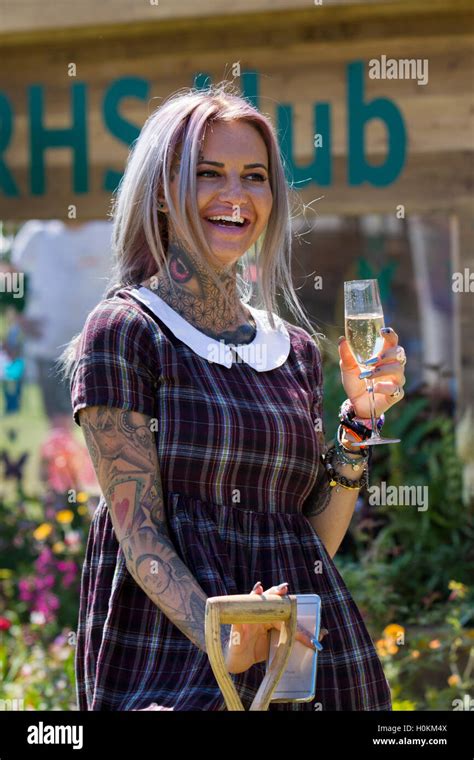 Rhs Tatton Park Flower Show Mtvs Ex On The Beach Tv Star Celebrity