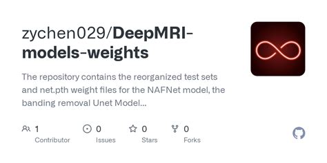 Github Zychen029deepmri Models Weights The Repository Contains The Reorganized Test Sets And