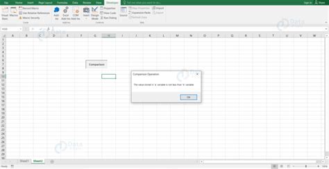 VBA Comparison Operators DataFlair