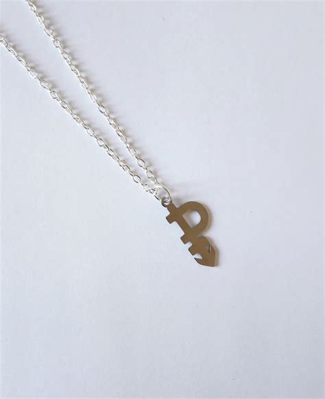 Stainless Steel Pansexual Symbol With Silver Plated 18 Inch Chain Etsy