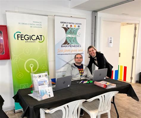 EL GREMI A LA FIRA DOCUPACIÓ I ENERGIES RENOVABLES Gestora de Gremis del Baix Penedès