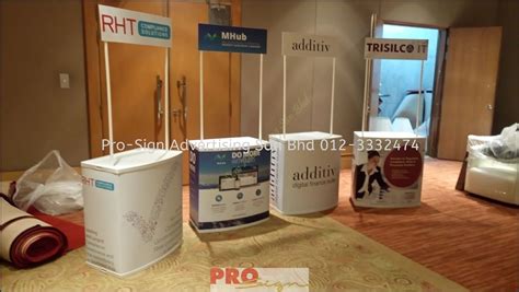 Counter Booth Fabric Backdrop Finnovasia Kl 2017 Acrylic