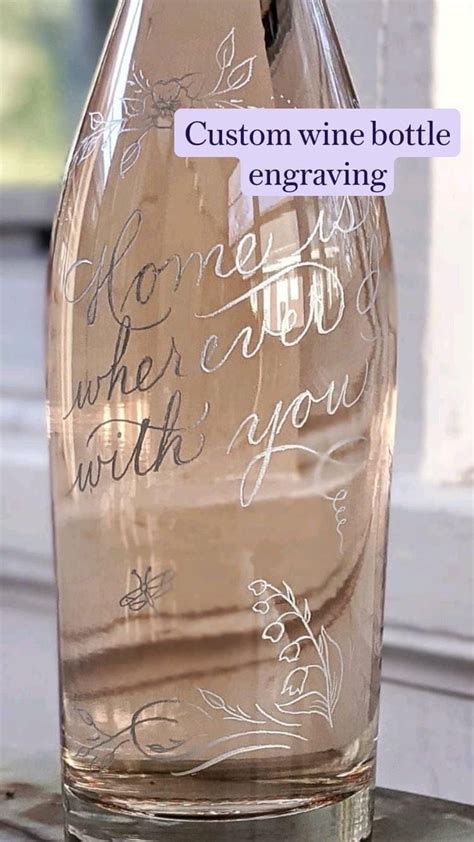Pin By Marilyn Jones On Crafts Wine Glass Crafts Custom Wine Bottles