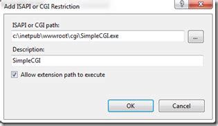 Another Iis Blog How To Run A Cgi Program Under Iis Or Iis