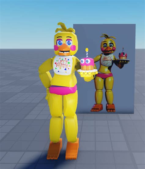 Toy Chica Wip Model By Jazzybutcooler On Deviantart