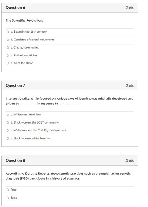 Solved Question 1 3 Pts Which Of The Following Is NOT A Chegg Com