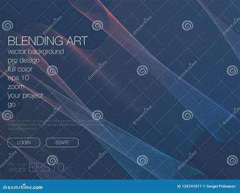 futuristic user interface ui technology background vector stock vector