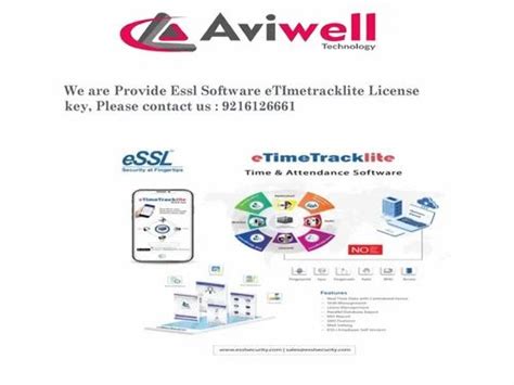 Essl Etimetracklite Software License Key At Year In Sas Nagar