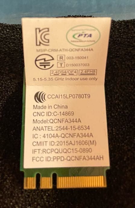 Qualcomm Atheros Qcnfa344a M2 Ac Wifi Bluetooth