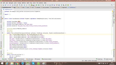 Android Nullpointerexception When Trying To Use A Listener For Fab In