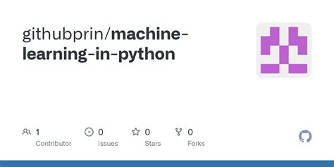 GitHub Githubprin Machine Learning In Python